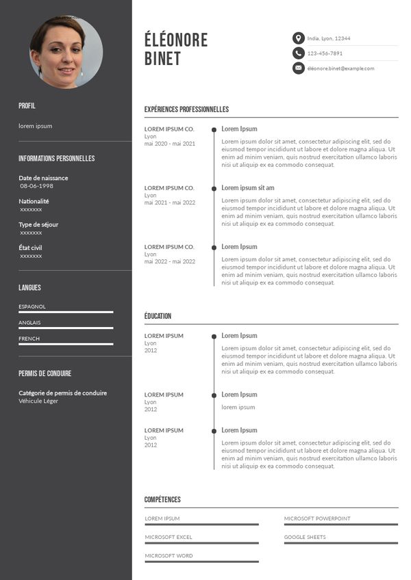 Modèles de CV efficaces pour un Commis Comptable