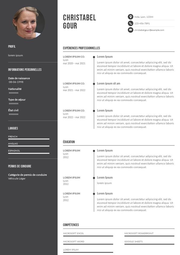 Modèles de CV efficaces pour postuler comme Portier