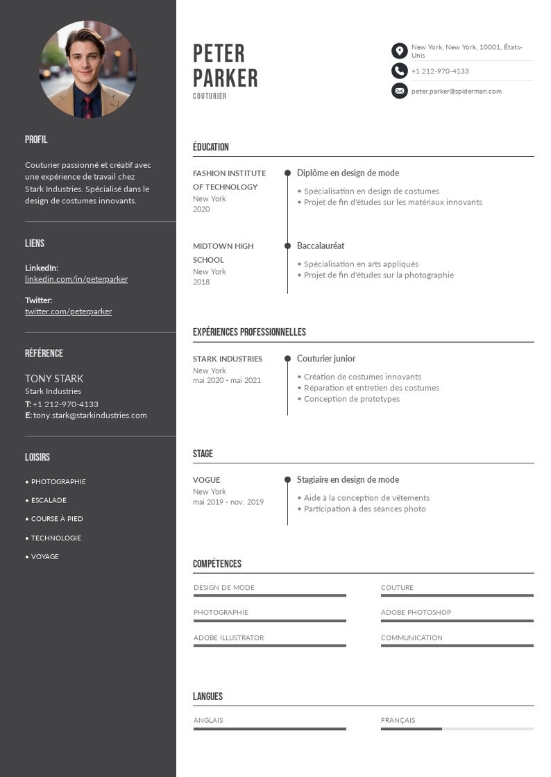 Exemples de CV Voyant sans expérience : comment se démarquer