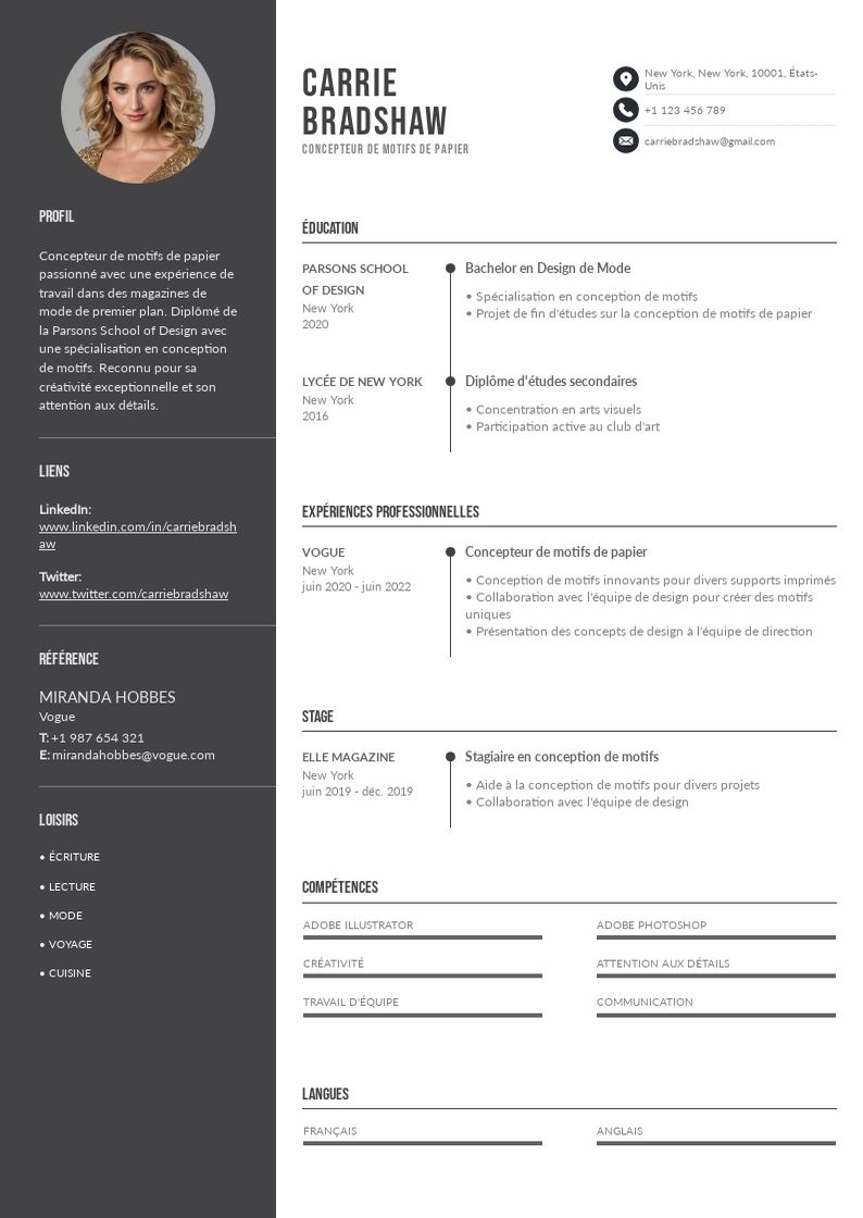 Exemples de CV Modéliste PAP sans expérience: Guide et Conseils Pratiques