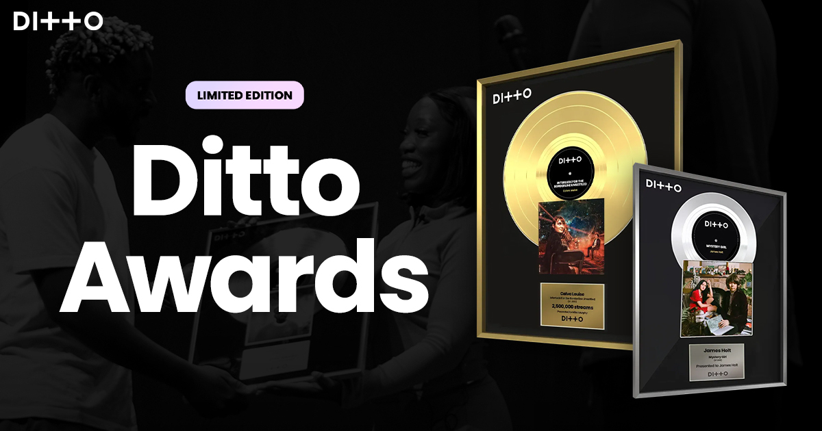 Ditto Awards | Order Gold & Silver Disc Plaques