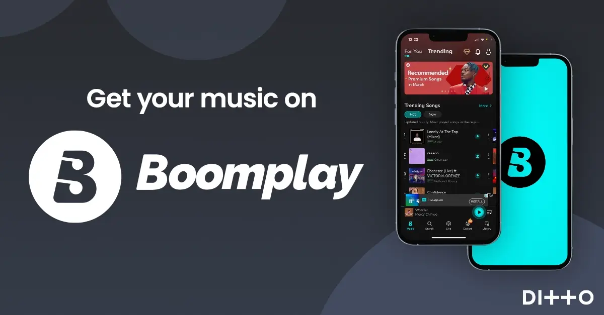How To Get Your Music on Boomplay | Ditto Music