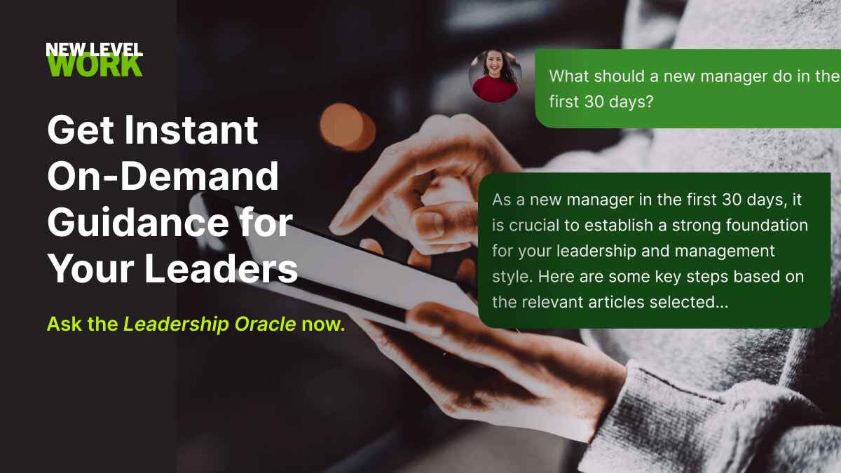 New Level Work Launches Free AI-Powered Leadership Oracle Tool to ...