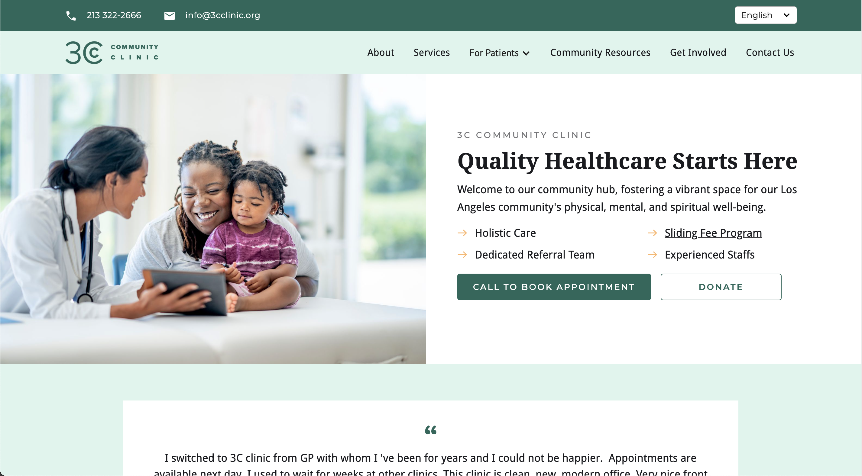 3C CLINIC– Quality Healthcare for Los Angeles Community