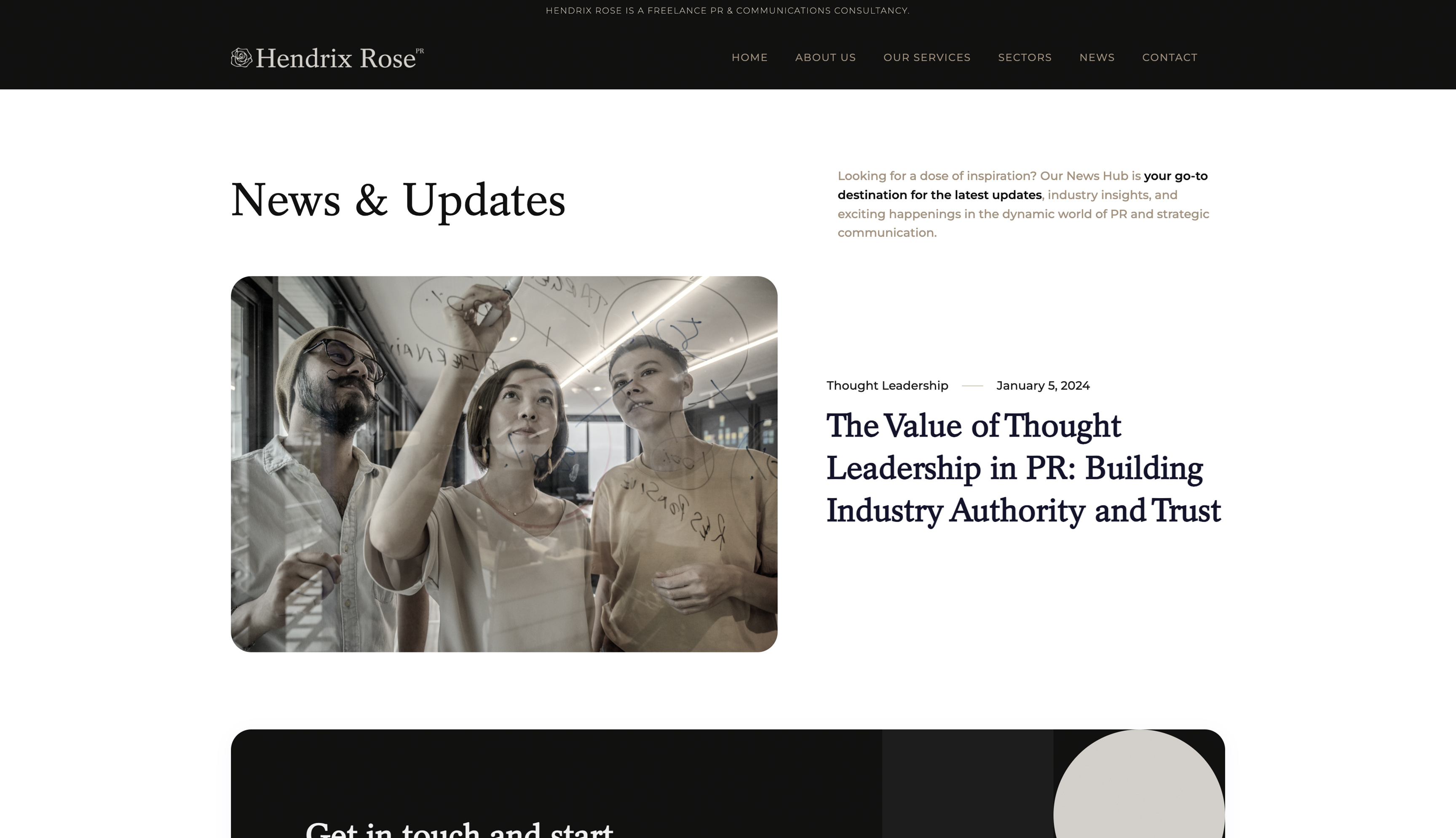 PR Agency News, Blog & Updates - Hendrix Rose PR