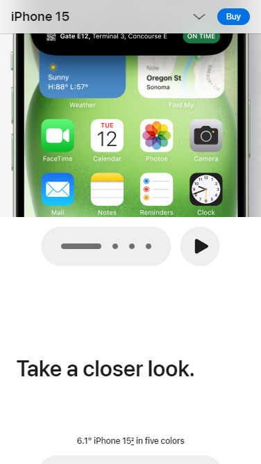 Apple iPhone 15 Landing Page Case Study | UX & Conversion Insights