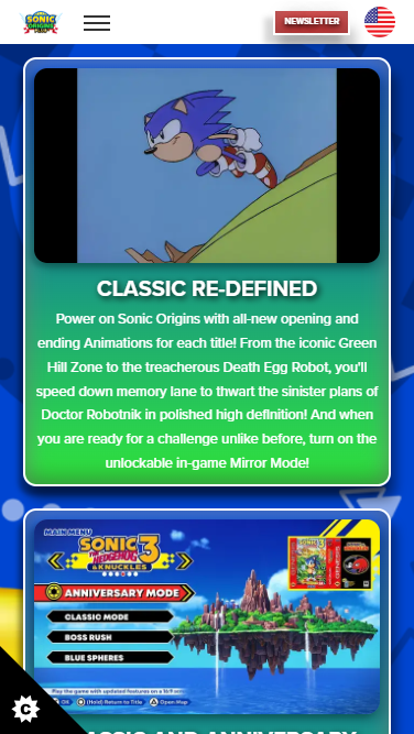 Sega Sonic Origins Plus Landing Page Case Study | UX & Conversion Insights