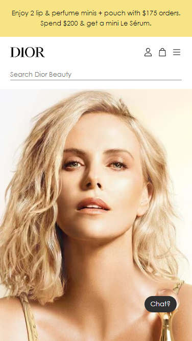 Dior Beauty Landing Page Design Inspiration - Landingmetrics