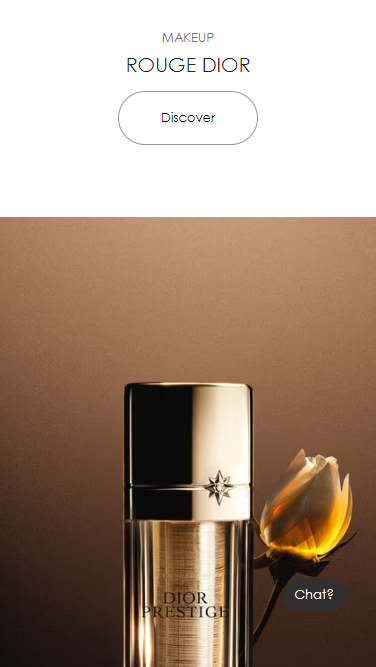 Dior Beauty Landing Page Design Inspiration - Landingmetrics