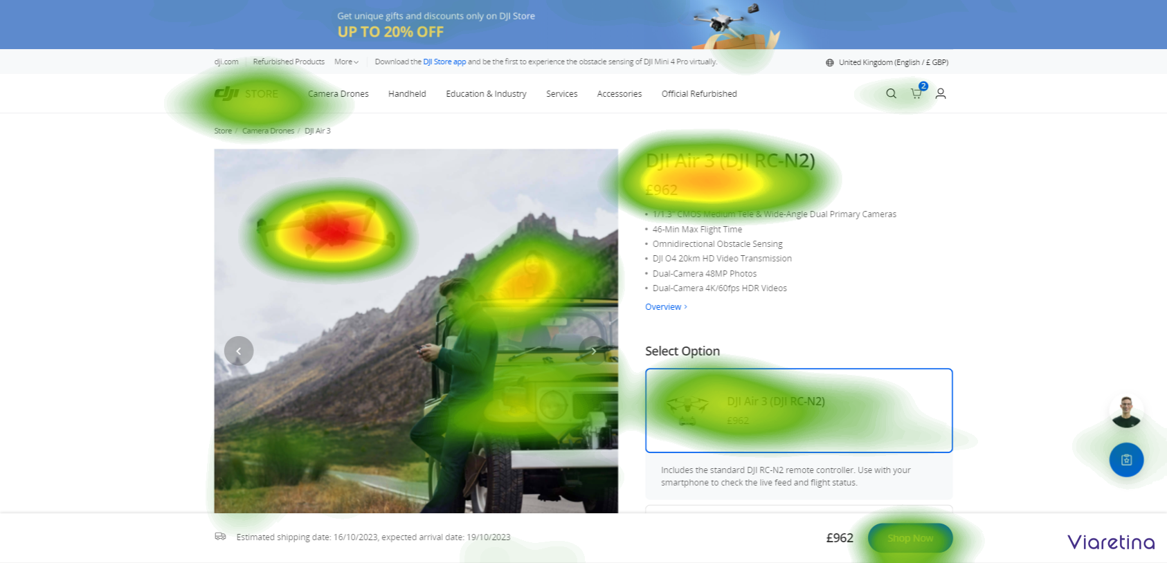 Dji Air 3 Landing Page Case Study | UX & Conversion Insights Dji Air 3 Landing Page Case Study | UX & Conversion Insights
