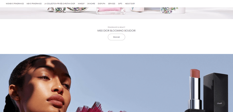 Dior Beauty Landing Page Design Inspiration - Landingmetrics