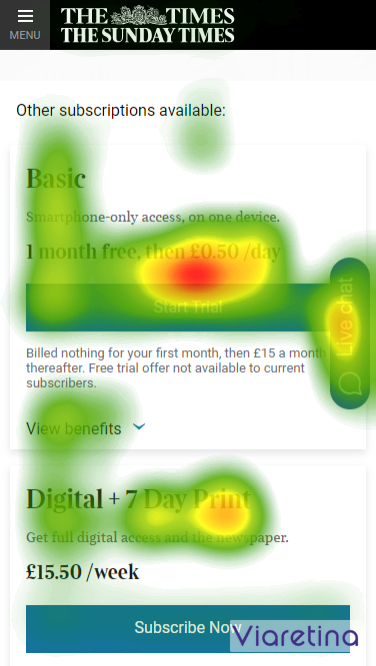 The Times Subscribe Digital Landing Page Case Study | UX & Conversion ...