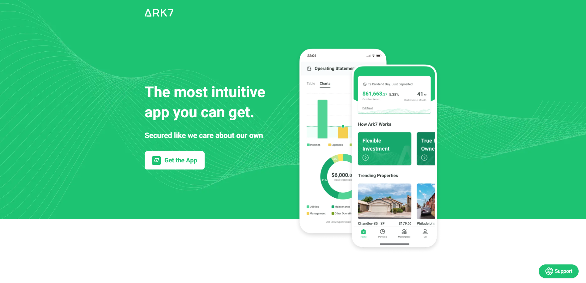 Ark7 App Landing Page Design Inspiration - Landingmetrics