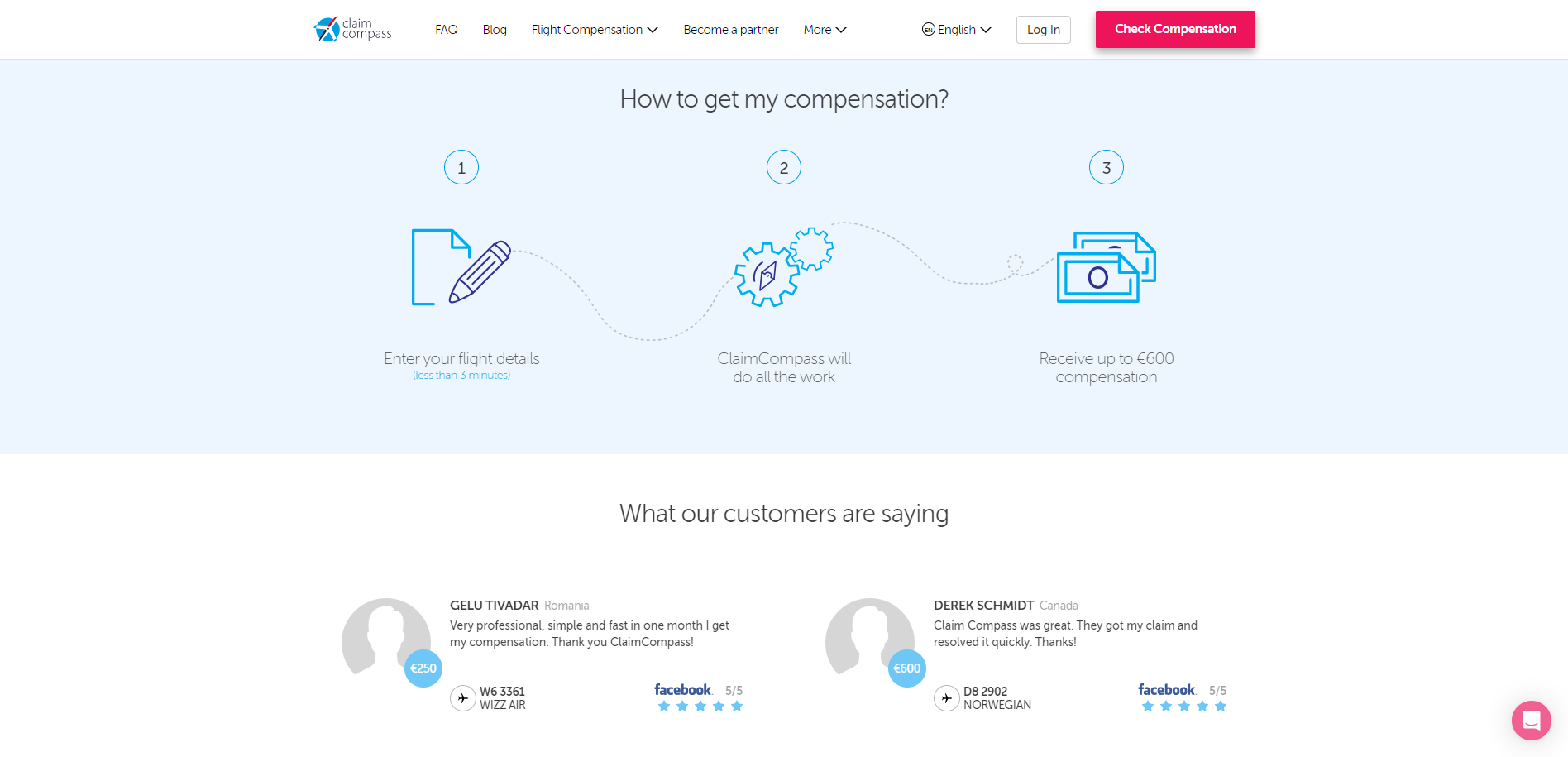 ClaimCompass Landing Page Case Study | UX & Conversion Insights