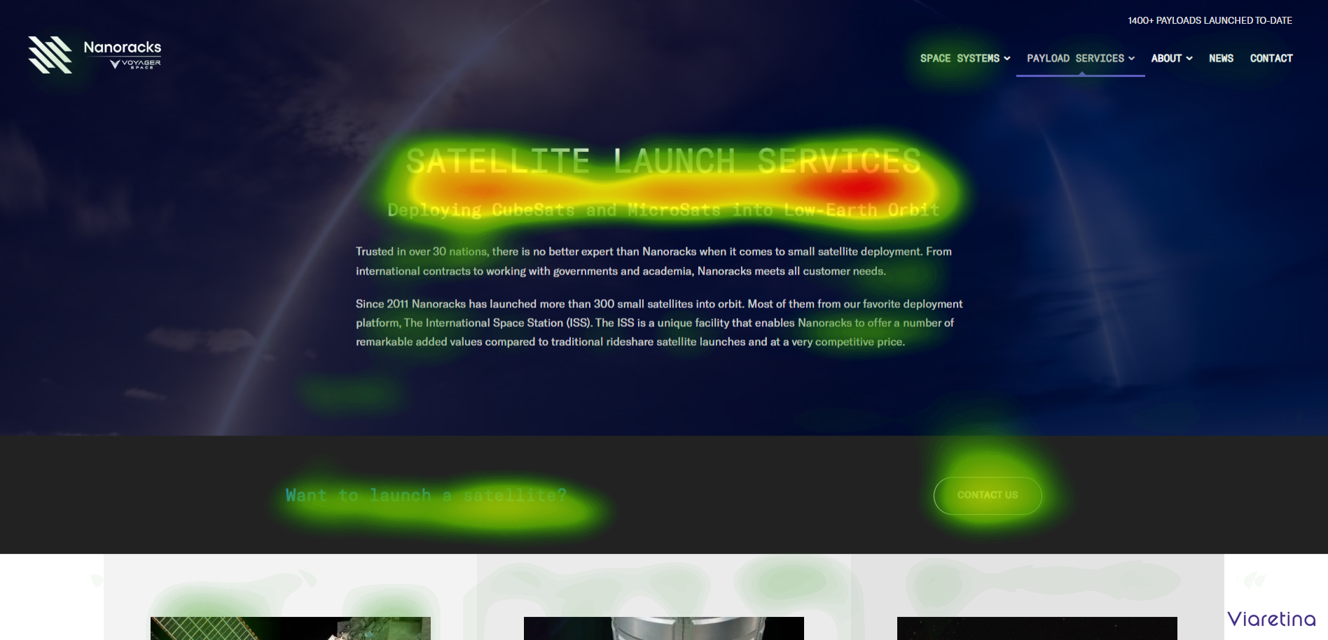 Nanoracks Satellite Launch Landing Page Case Study | UX & Conversion ...