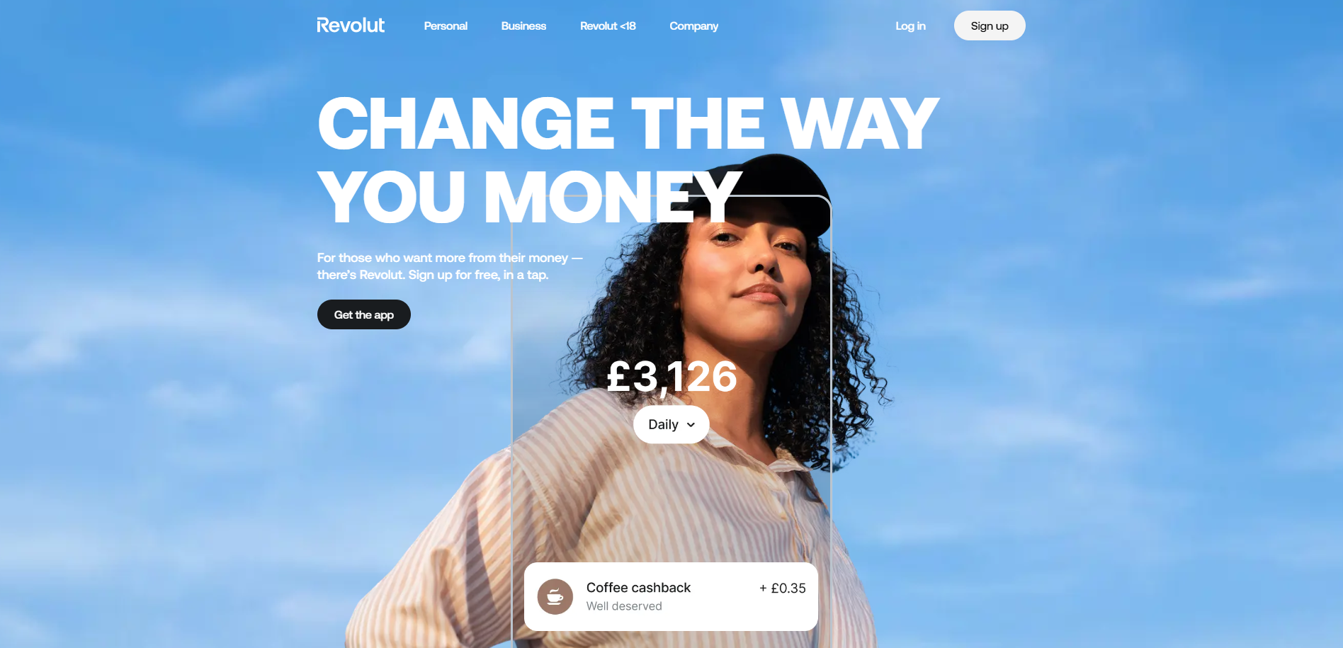 Revolut Landing Page Design Inspiration - Landingmetrics