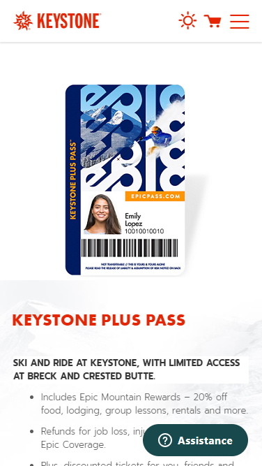 Keystone Plus Pass Landing Page Case Study | UX & Conversion Insights