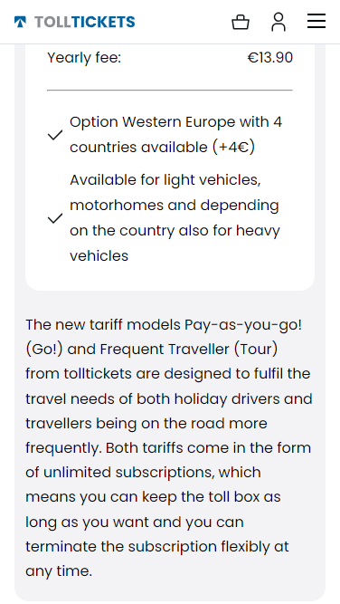 Tolltickets Toll Boxes Plans Landing Page Case Study | UX & Conversion ...