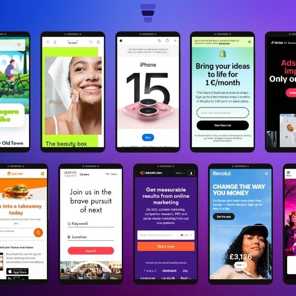 Best Real Estate Landing Pages: Mobile Design Examples