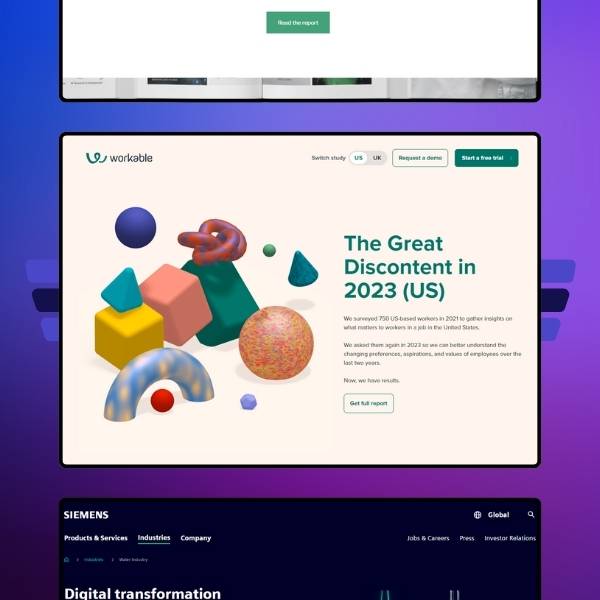 Best Content Promotion Landing Page Design Examples