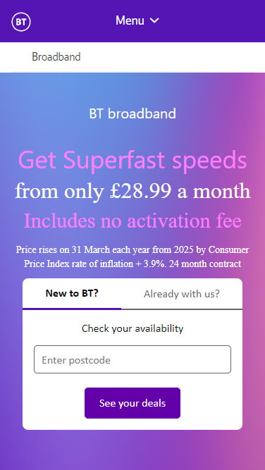 BT Broadband Landing Page Case Study | UX & Conversion Insights
