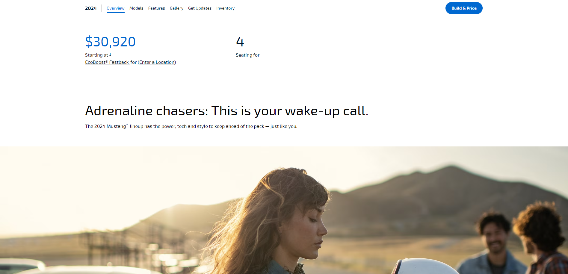 Ford Mustang Landing Page Case Study | UX & Conversion Insights