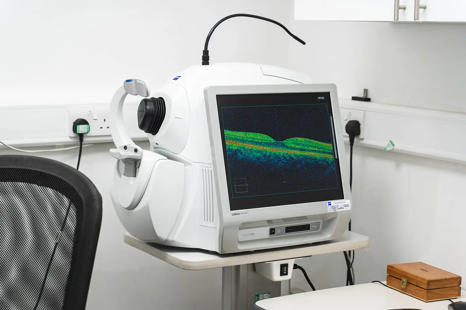 OCT allows us to take a 3D image of the back of your eye to help spot ...