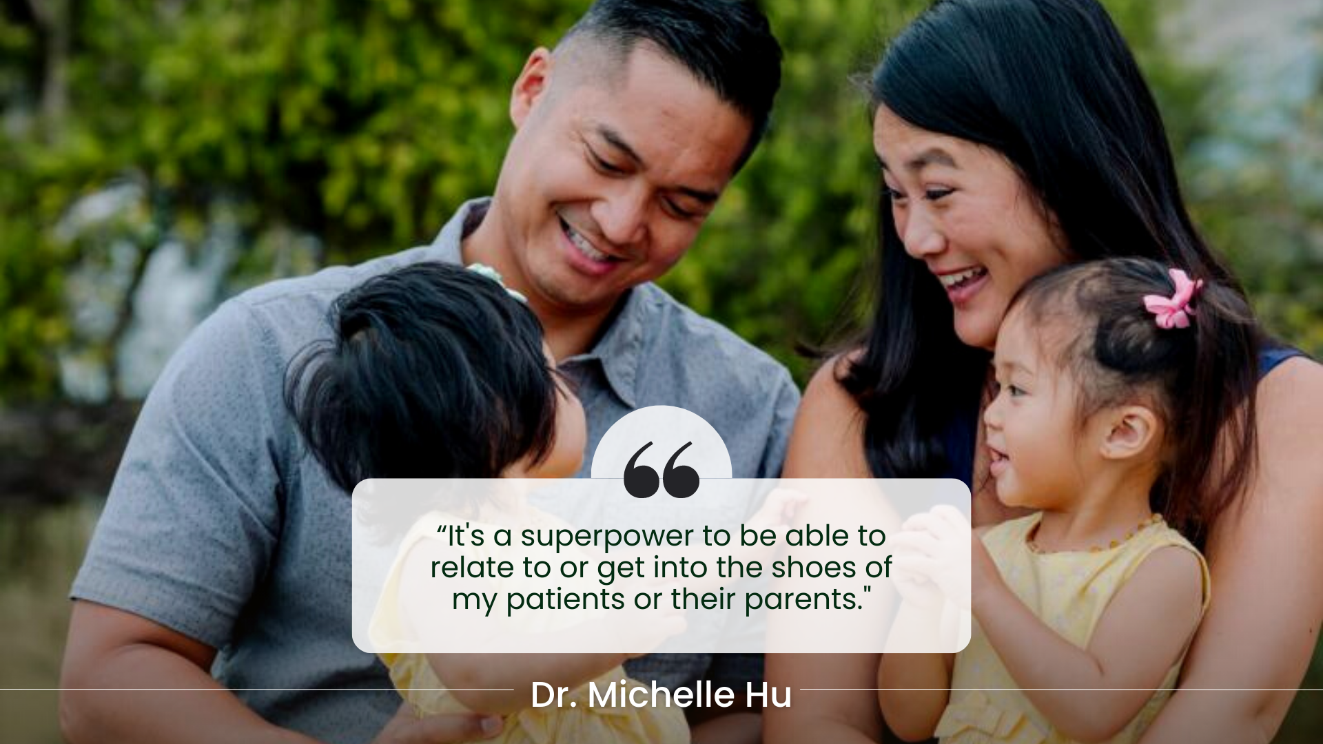 Community Spotlight: Dr. Michelle Hu, a DHH Mother and Pediatric ...