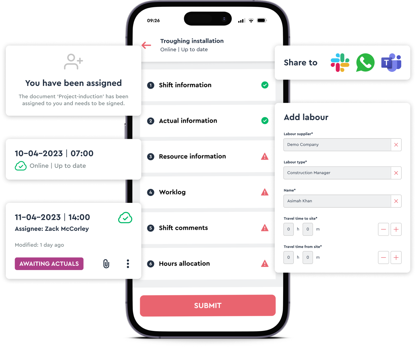 Gather | Infrastructure Construction Progress Reporting Software