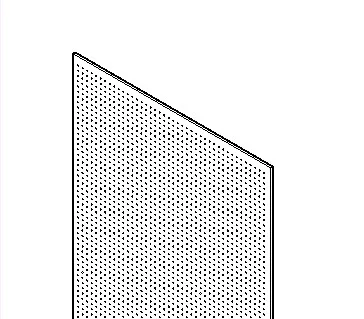 Pegboard Back Panel | C-Line: Light Duty Shelving