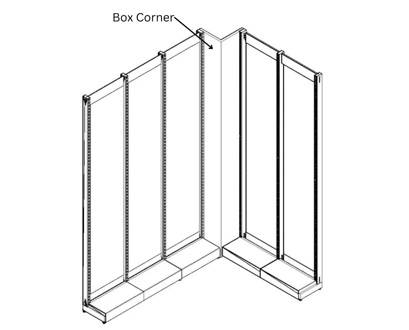 Box Corner | R-Line: Rx Shelving