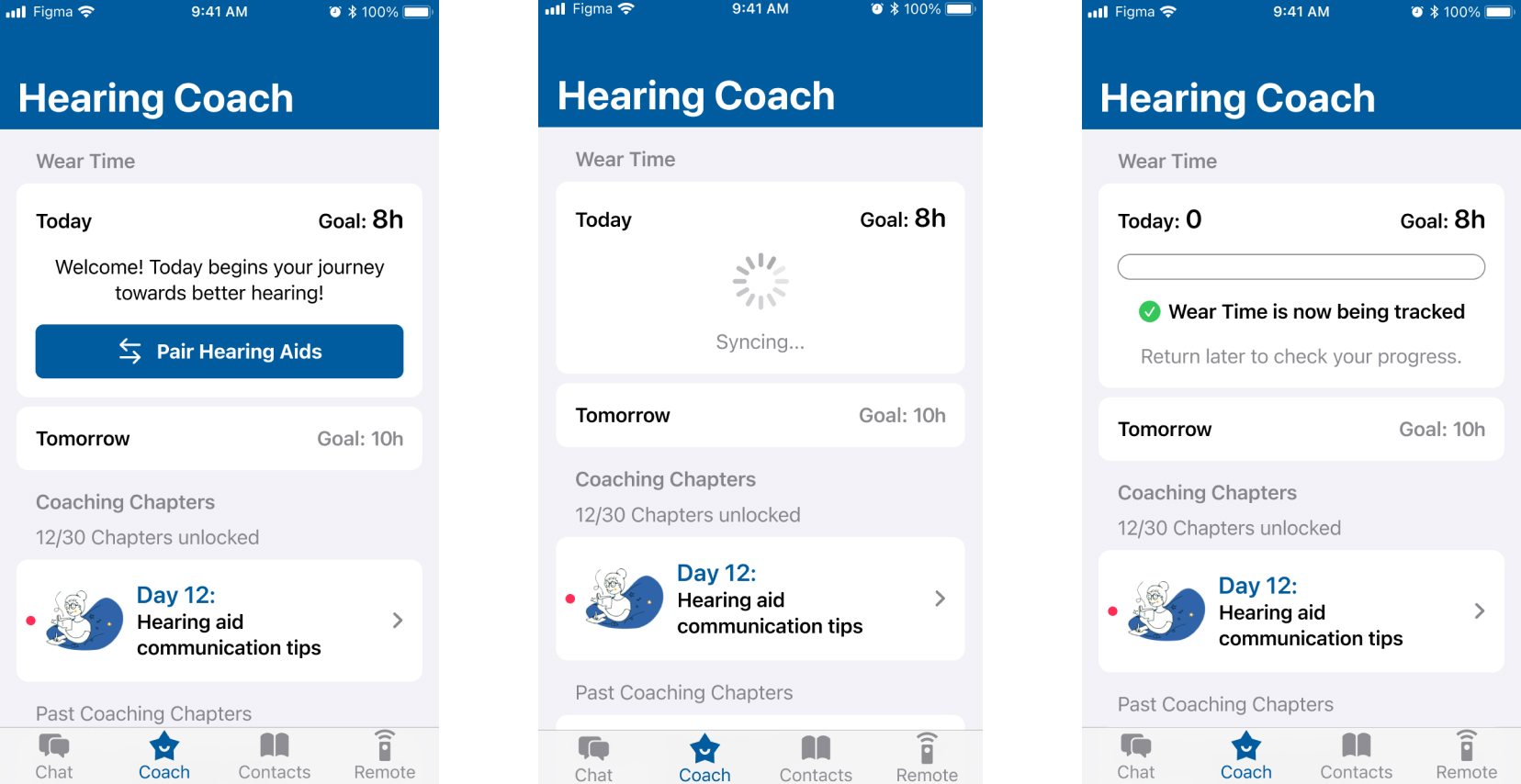 Alvaro Navarro • Hearing Coach redesign