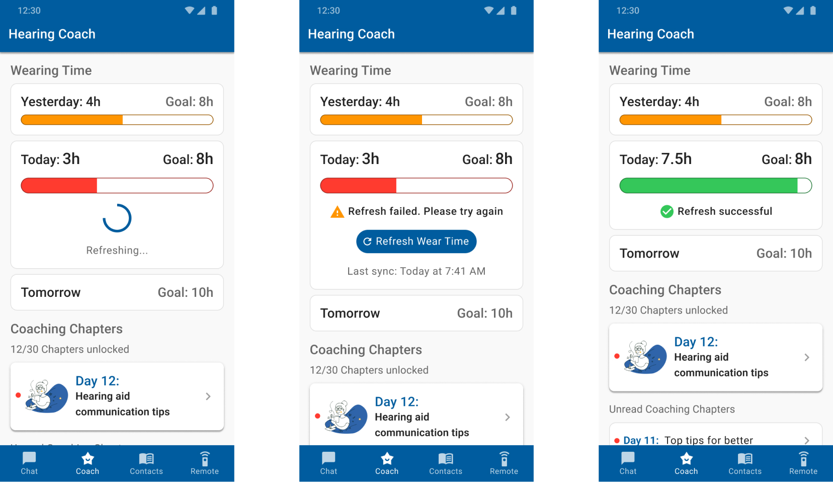 Alvaro Navarro • Hearing Coach redesign