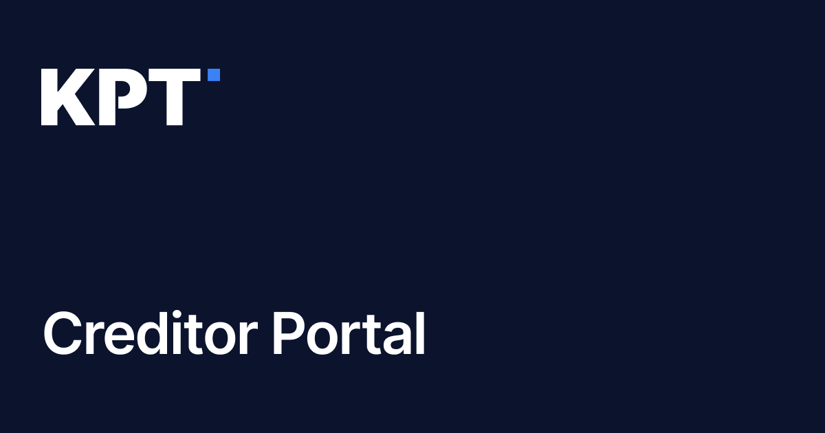 Creditor Portal