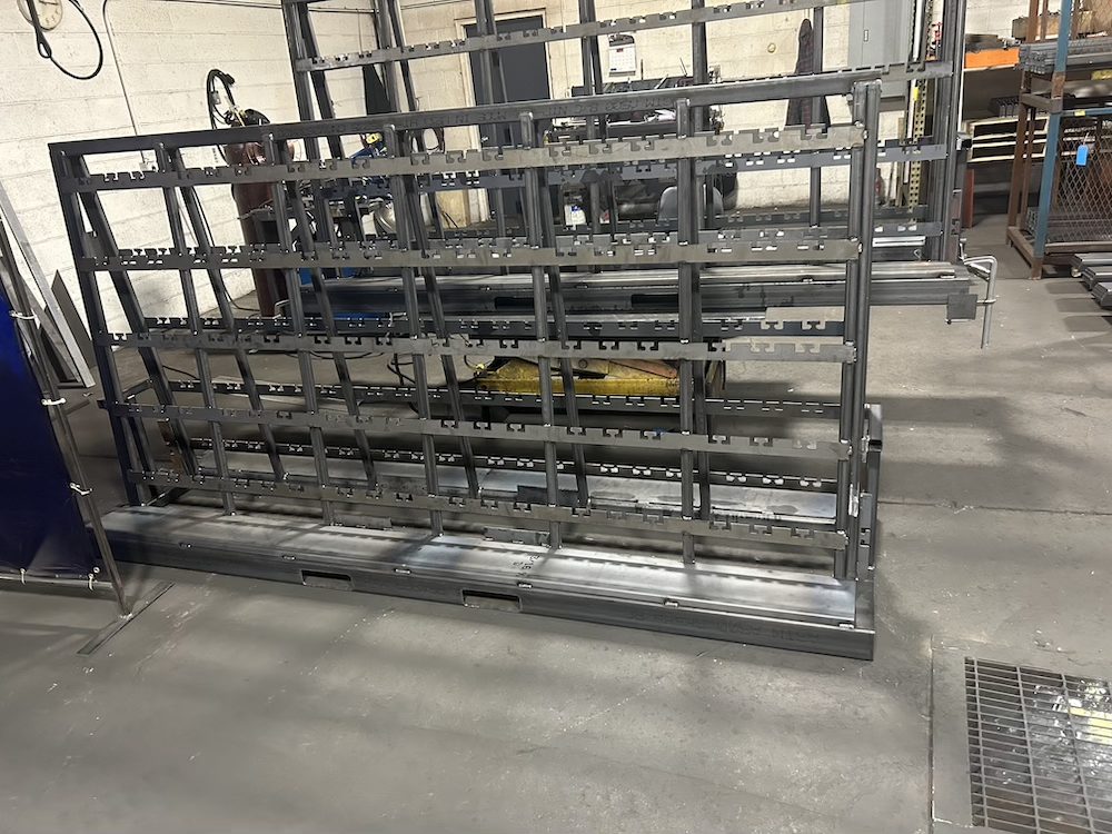 Customizable Storage Solutions | Stark's Metal Works Stackable Racks ...