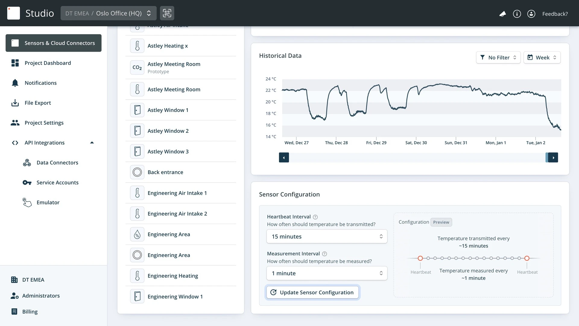 Wireless Temperature Sensor | Disruptive Technologies