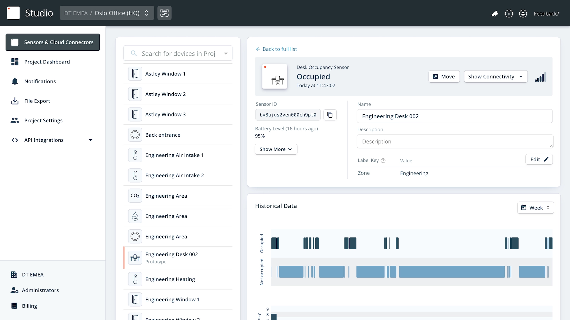 Wireless Desk Occupancy Sensor | Disruptive Technologies