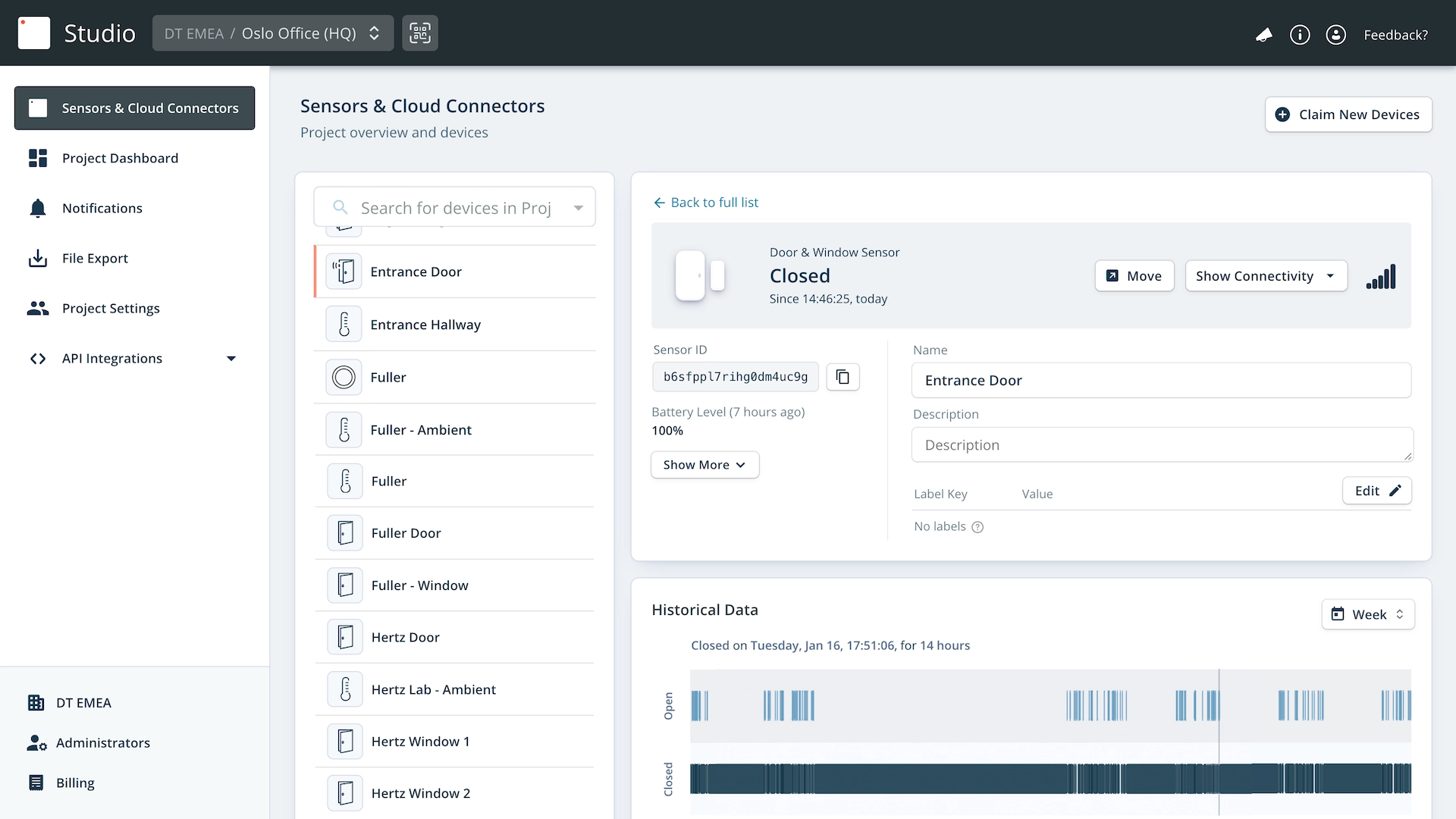 Wireless Door & Window Sensor | Disruptive Technologies