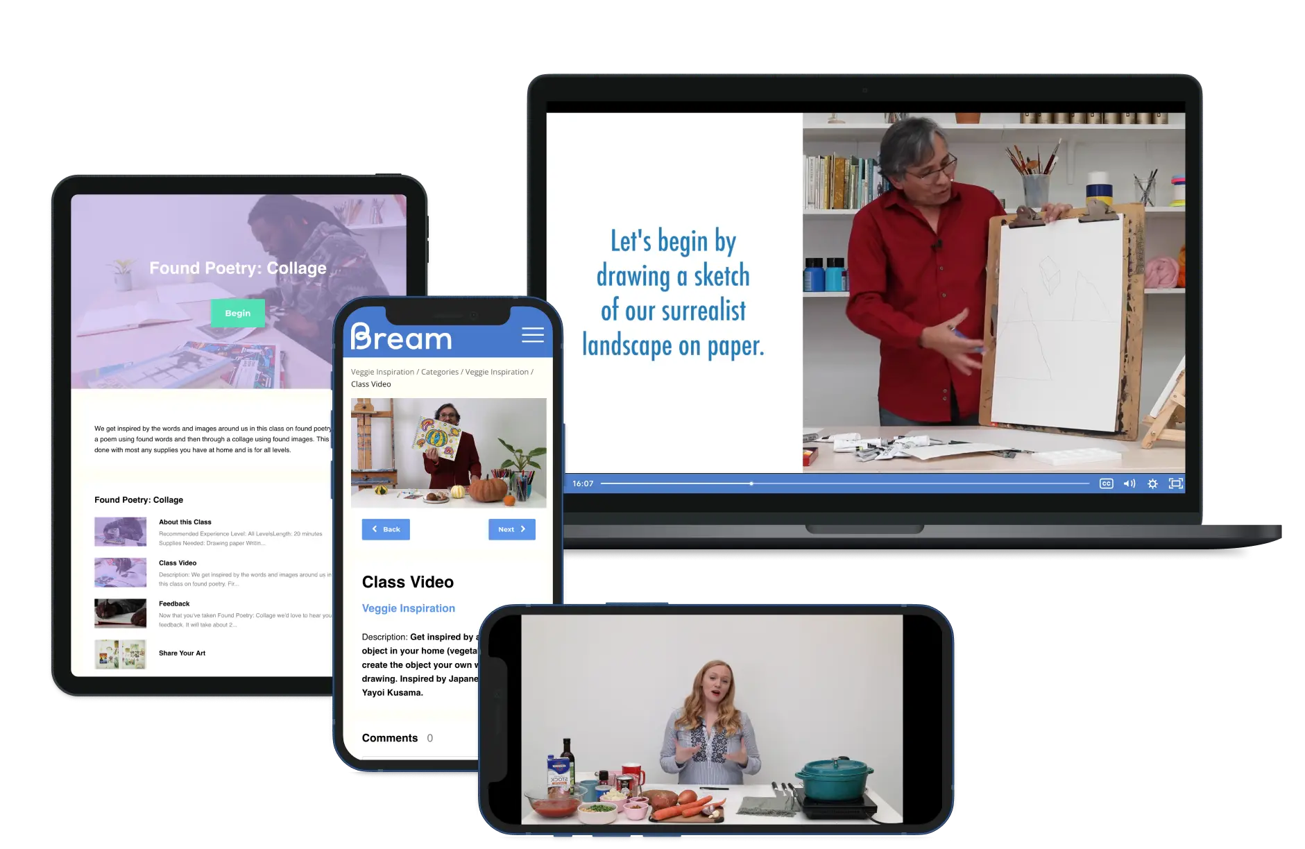 Bream At-Home | Art and Wellness Classes for Older Adults