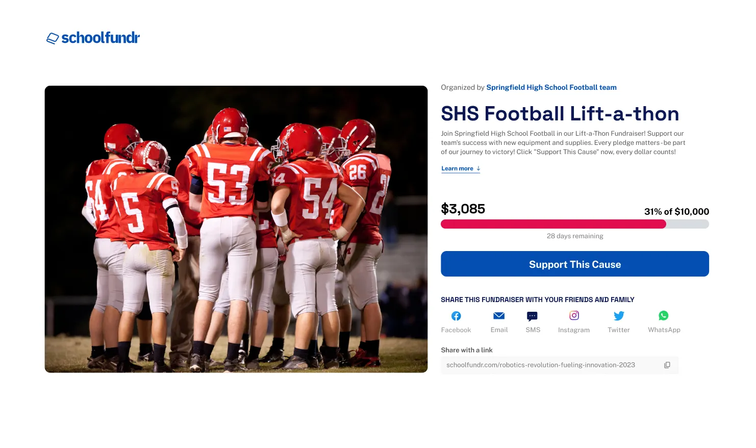 Online Fundraising for Coaches | Schoolfundr