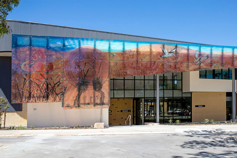 DigiGlass Public Art Facade: Mandurah TAFE