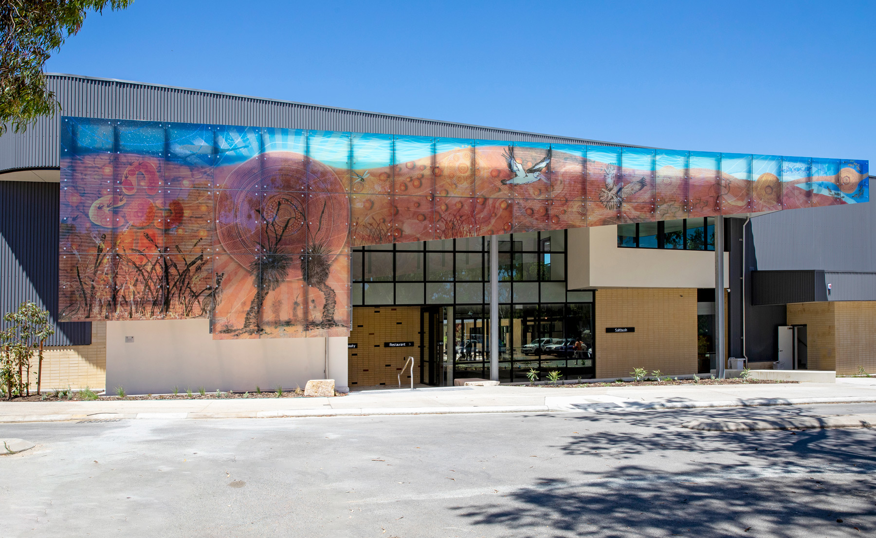 DigiGlass Public Art Facade: Mandurah TAFE
