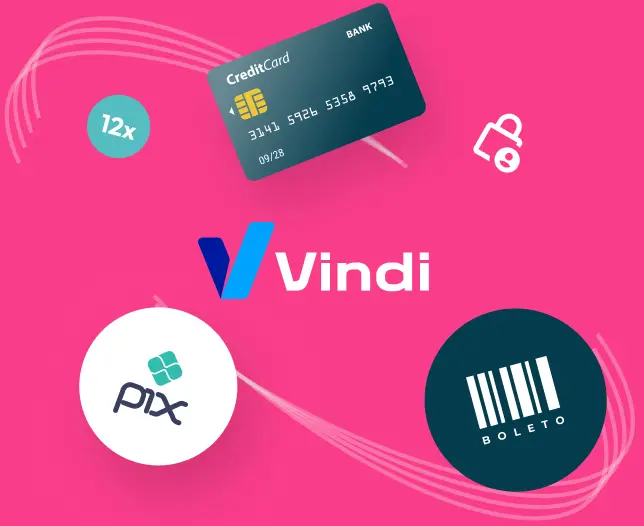 Receba seus pagamentos de forma simples e segura com a Vindi