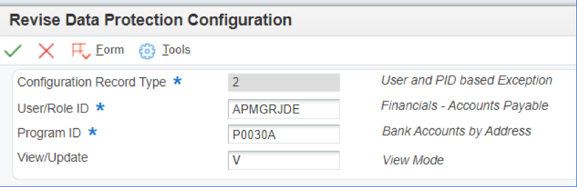 JDE Data Security for Bank Account Numbers | ERP-One