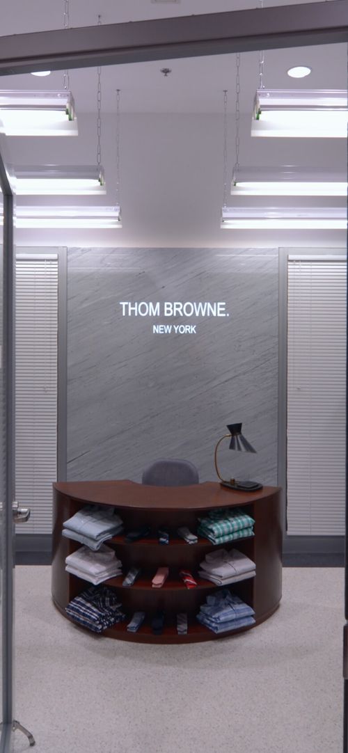 Thom Browne Retail Interior Design by Stewart-Schäfer