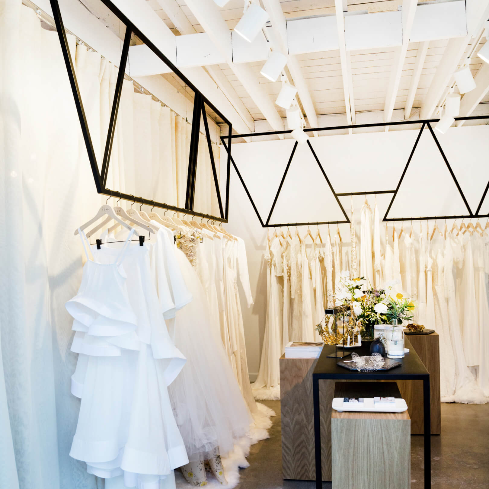 The LOHO Bridal Boutique in LA | Designed by Stewart-Schafer