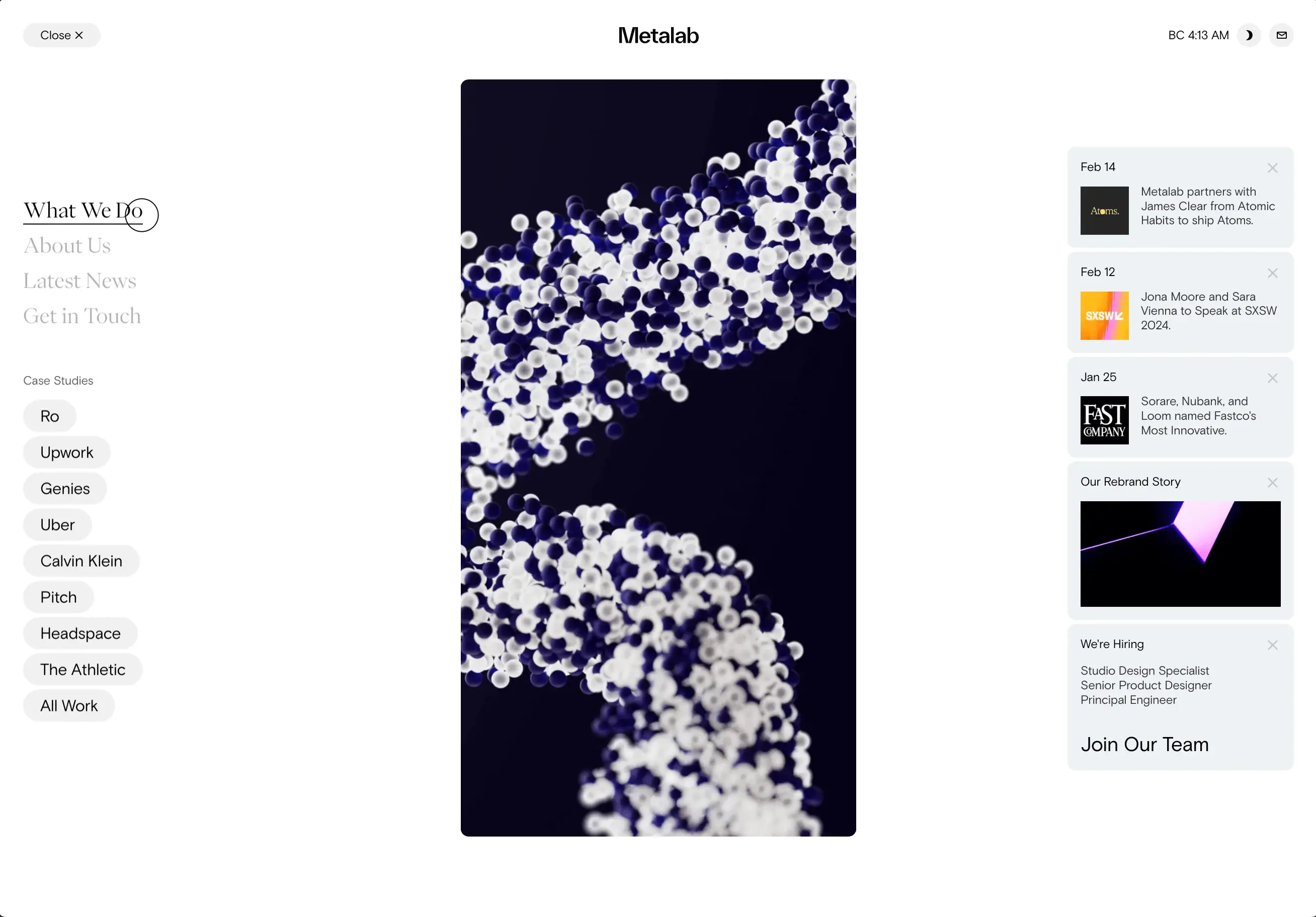 Navbar Gallery | Metalab