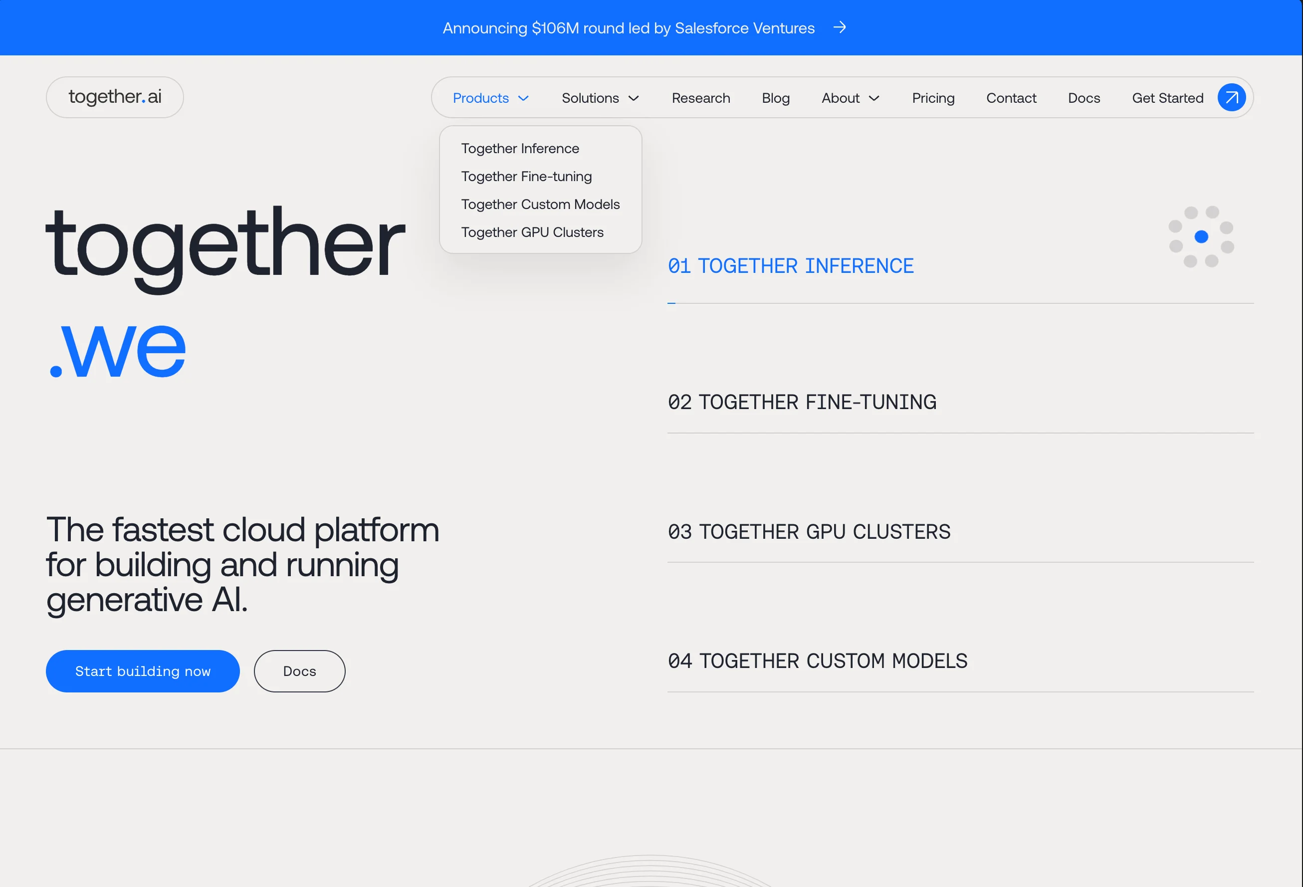 Navbar Gallery | Together AI
