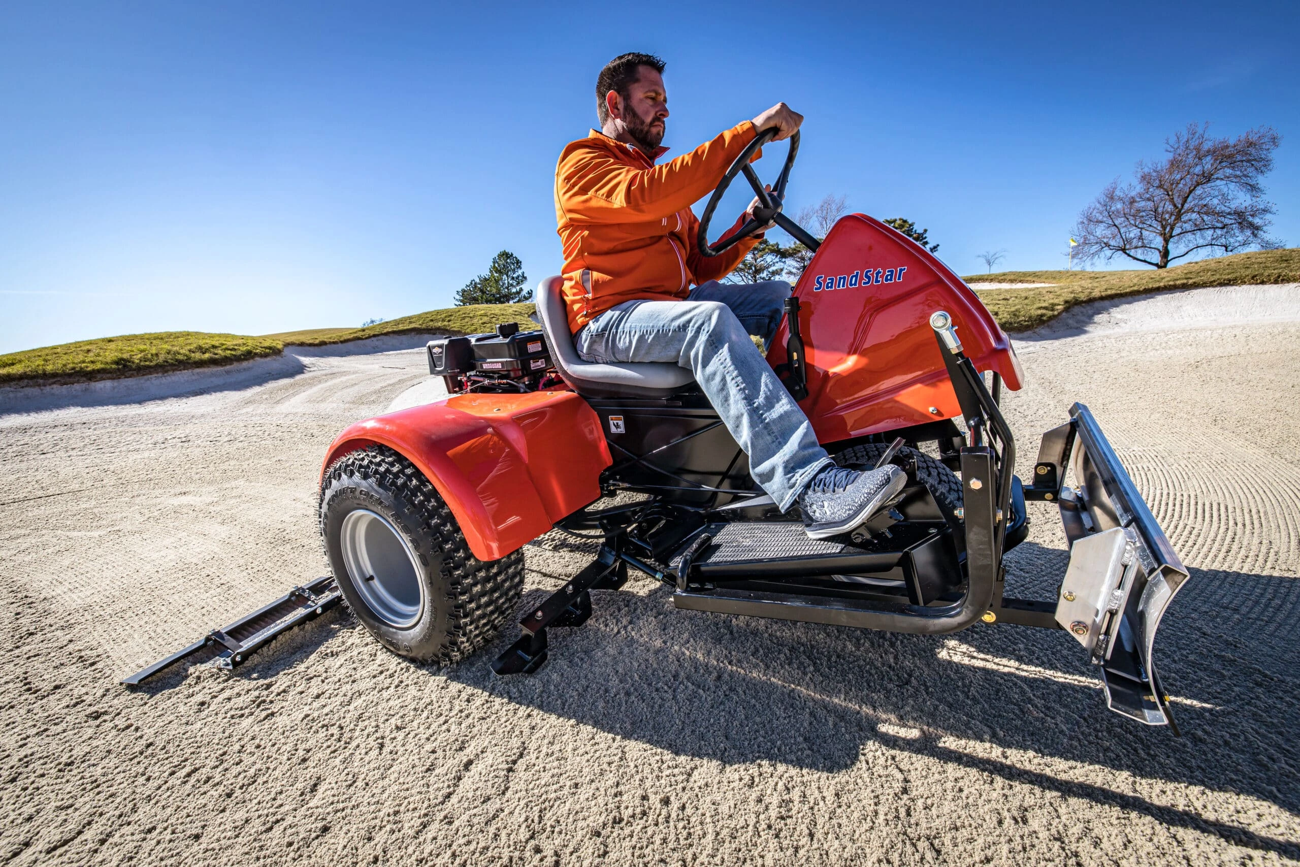 Bunker Rake Machines & Sand/Brush Tractor Attachments | Smithco