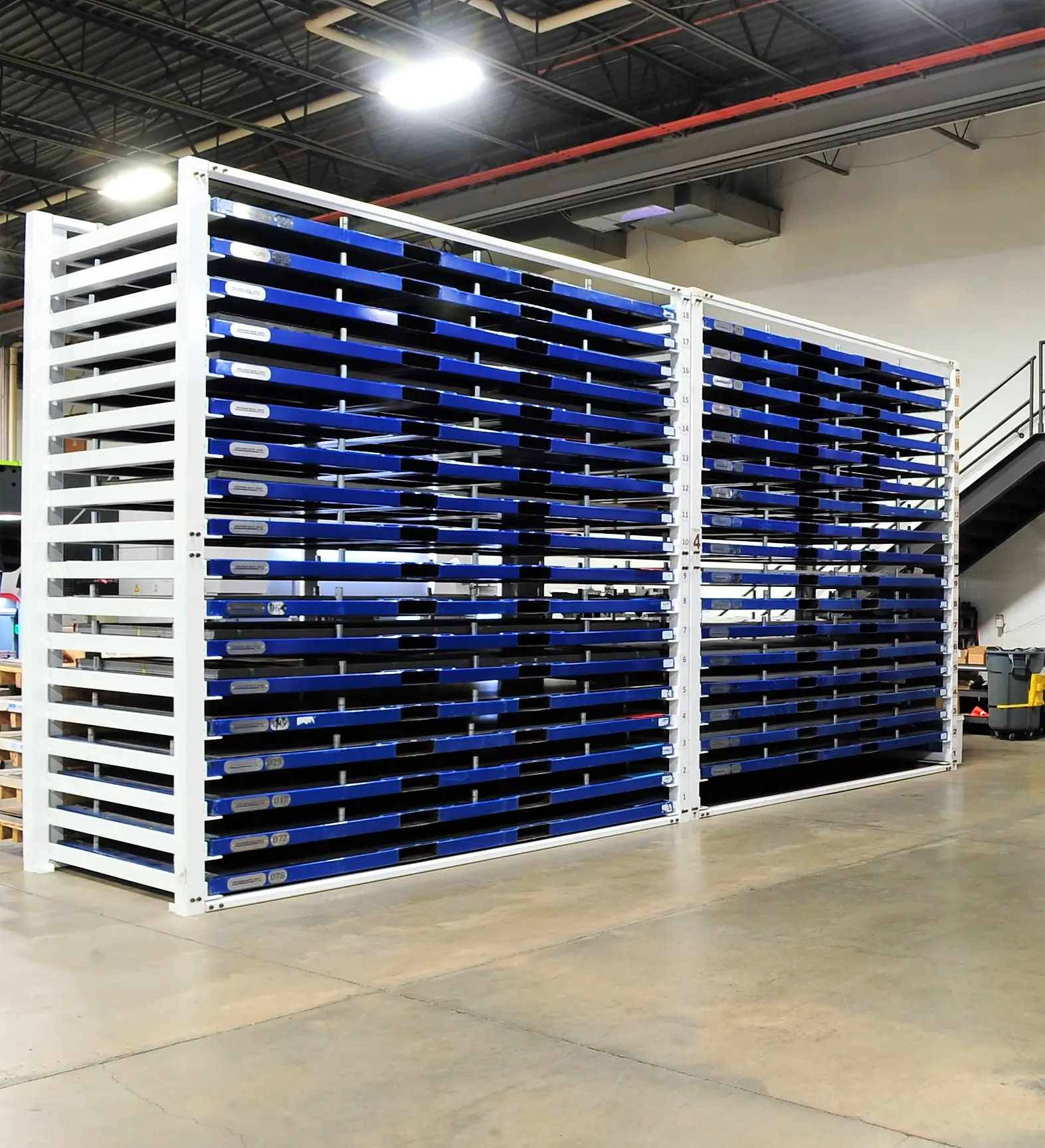 Sheet Metal Storage Racks - LEAN Manufacturing Products
